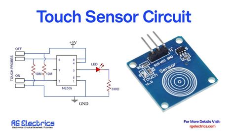 Touch Sensor Circuit Using Ne555 Timer — Rg Electrics