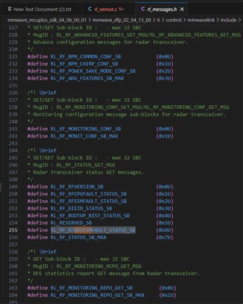 AWR Question About AWR AE RF ADV ESMFAULT SB On AWR X Sensors