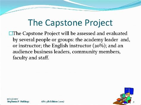The Capstone Project Format And Structure Health Academy