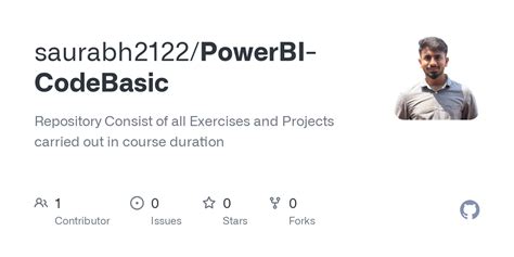 Github Saurabh Powerbi Codebasic Repository Consist Of All Exercises And Projects Carried
