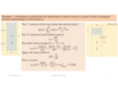 Solution Shear Stress Compatibility Mode Examples With Solutions