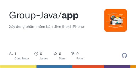 GitHub Group Java app Xây dựng phầm mềm bán điện thoại IPhone