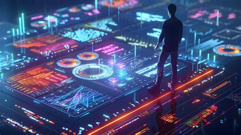 Strategic Insights Analysis Person Uncovering Data Stock Illustration