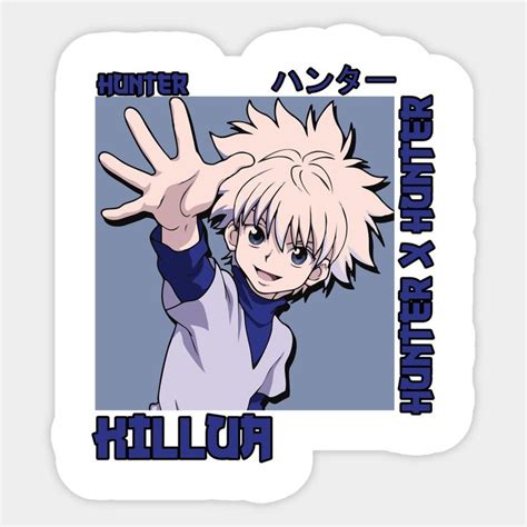 Anime Hunter X Hunter Killua Zoldyck Sticker Anime Art Tools Drawing