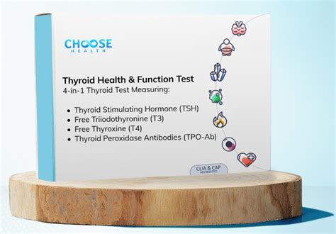 Thyroid Test 4 In 1 At Home Thyroid Test Tsh T3 T4 Tpo Ab At Home Test