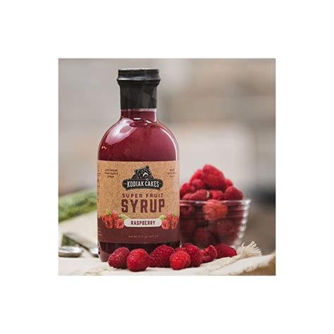 Kodiak Cakes Super Fruit Syrup Raspberry 16 Ounce Pack Of 2