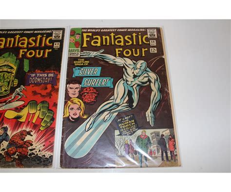 Fantastic Four 48 49 And 50 1966 Classic Silver Surfer And Galactus