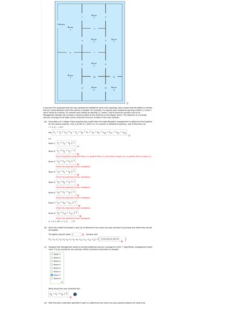 Solved A Security Firm Proposed That Two Way Cameras Be