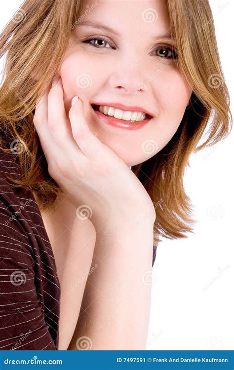 Cute Girl Smiling Stock Image Image Of Shot Long Years 7497591