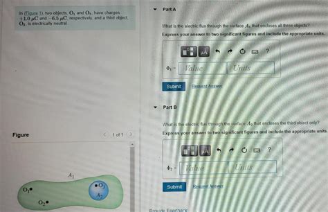 solved part a in figure 1 two objects o and oy have