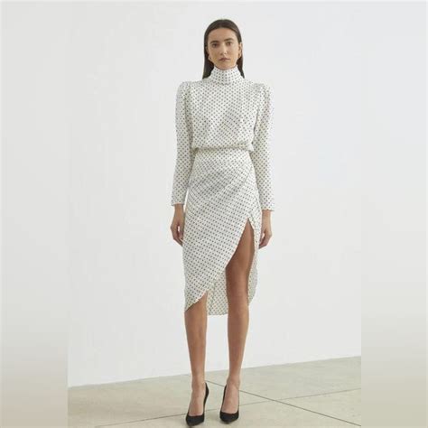 Ronny Kobo Kiara Dress Polka Dots Gem