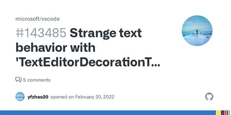 Strange Text Behavior With Texteditordecorationtype After Setting Font Size · Issue 143485