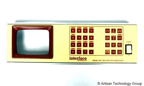 Interface Technology Front Panel For Mil Std 1553 Analyzer Artisantg™