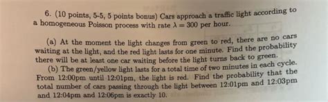 Solved 6 10 Points 5−55 Points Bonus Cars Approach A