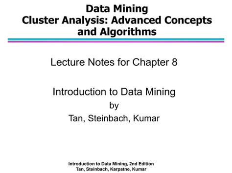 Advanced Cluster Analysis Pptx