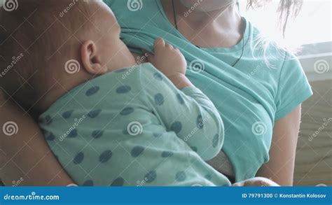 Mother Feeds Her Baby Breast Milk Stock Footage Video Of Healthy