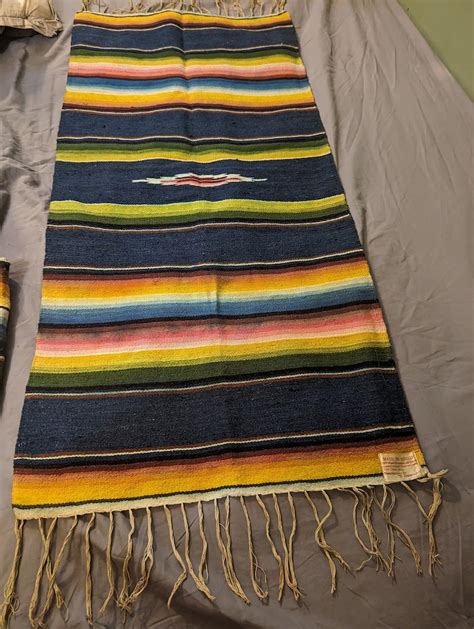 Vintage Mexican Textiles Blankets Etsy