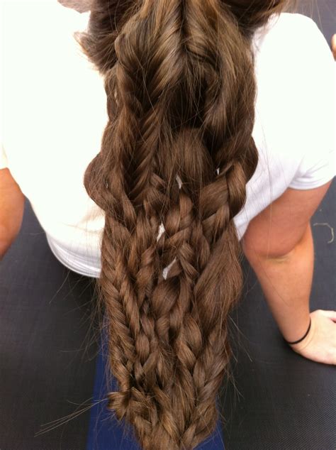 7 Strand 7 Braid Braid 7 Braids Beside Into A 7 Strand Braid Hair Beauty Braids Beauty