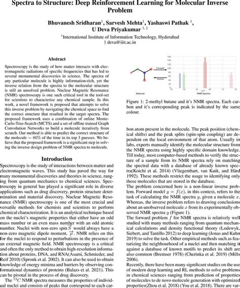 Spectra To Structure Deep Reinforcement Learning For Molecular Inverse Problem Theoretical