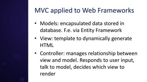 ASP.NET MVC Web Development - ppt download