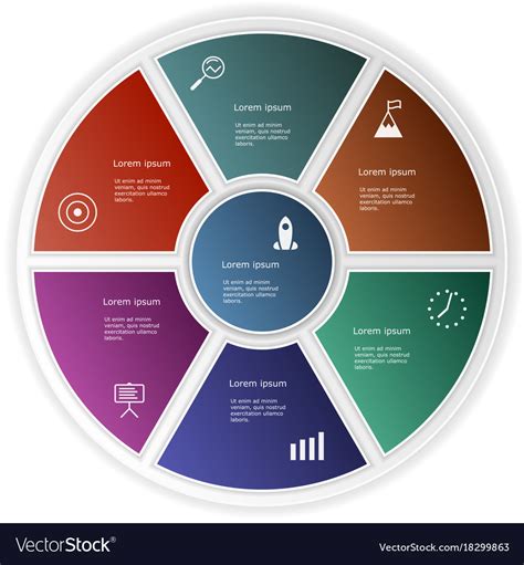 Infographic Elements Set Workflow Layout Vector Image