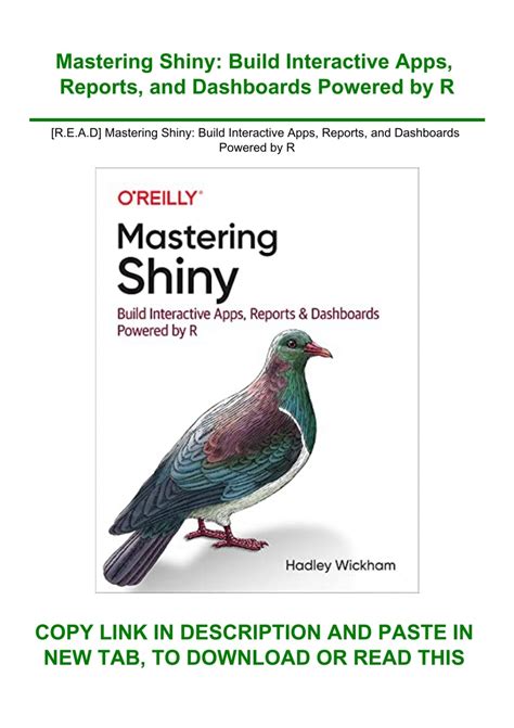 R E A D Mastering Shiny Build Interactive Apps Reports And Dashboards