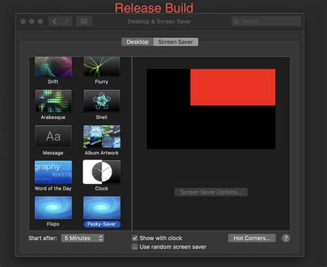 Swift Cant Load Images On Mac Screensaver Release Build It Works On