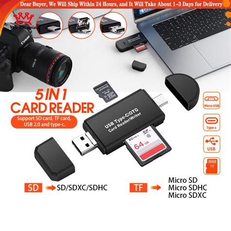 In Multifunction USB Memory Card Reader High Speed SD TF Memory Card Adapter For Smartphone