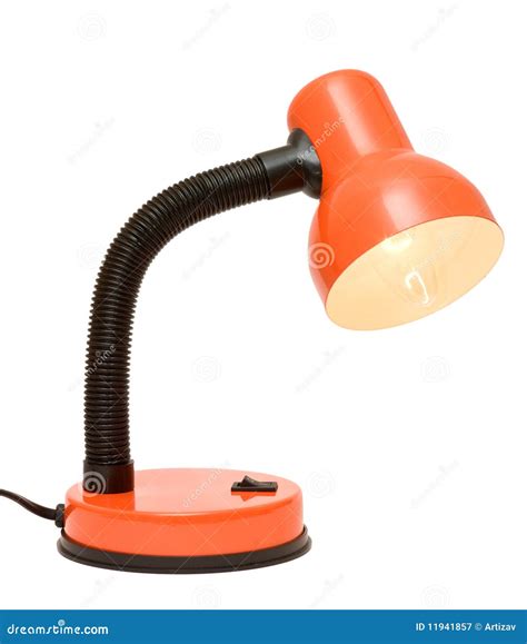 Orange lamp stock image. Image of halogen, isolated, single - 11941857