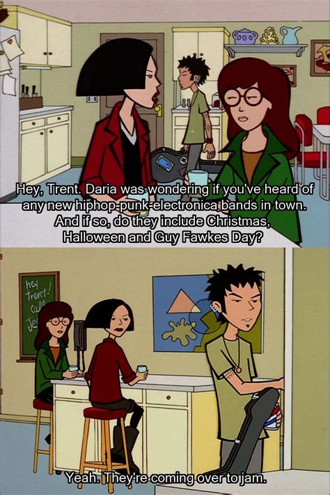 Daria Morgandorffer Trent Jane Lane Mtv Humor Quote Daria