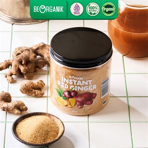 Jual Beorganik Instant Red Ginger Jahe Merah Instan Bubuk Shopee Indonesia