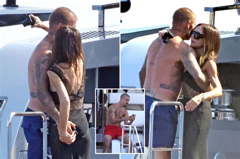 Topless David Beckham Grabs Victorias Bum In Rare Pda On £16m