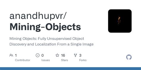 Github Anandhupvrmining Objects Mining Objects Fully Unsupervised