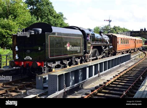 Running Tender First Br Standard Class 4 No 75069 Arrives At Goathland On The North Yorkshire