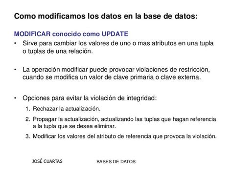 Sql Dml Lenguaje De Manipulación De Datos
