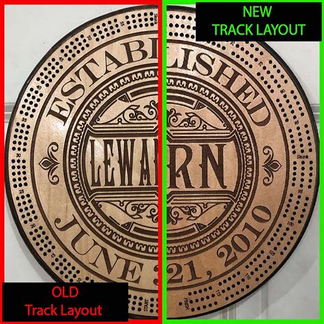 Lotr Eye Of Sauron Cribbage Board 3 Track 120 Point Round Game With Pegs And Cards Wc Engraving