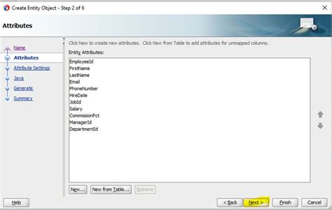 How To Create Adf Entity Object View Object