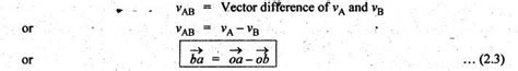 Velocity Analysis By Relative Velocity Method Relative Velocity Of
