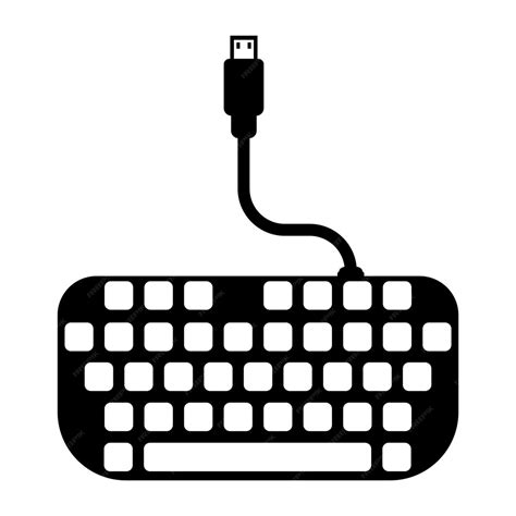 Premium Vector Computer Keyboard Symbol Icon Logoillustration Design