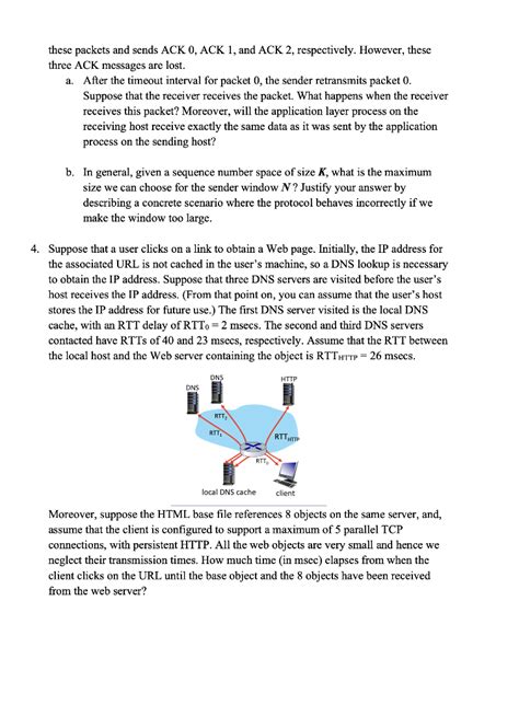 Solved Cs3201 Computer Networks Homework 1 Due On October 9