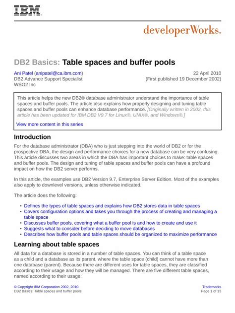 pdf db2 tablespace dokumen tips