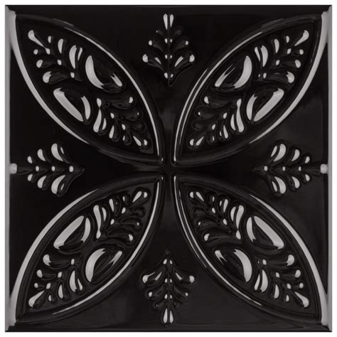 Sample Trend Black Ceramic Wall Tile Merola Tile