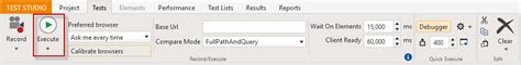 Execute Your First Test Progress Test Studio