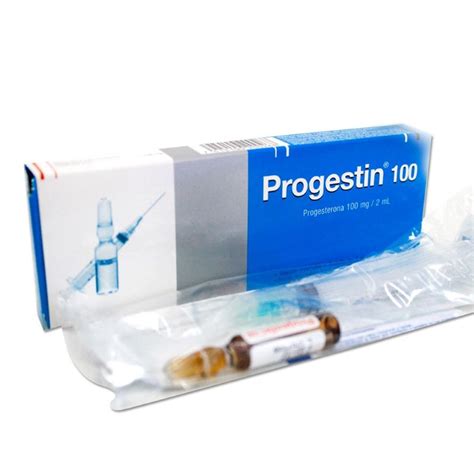 Progestin 100mg Ampolla Siman El Salvador