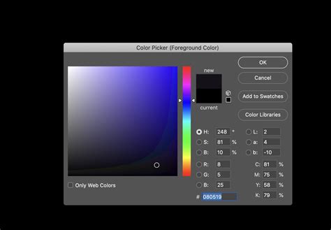 solved can someone solve my photoshop 2020 colour picker adobe
