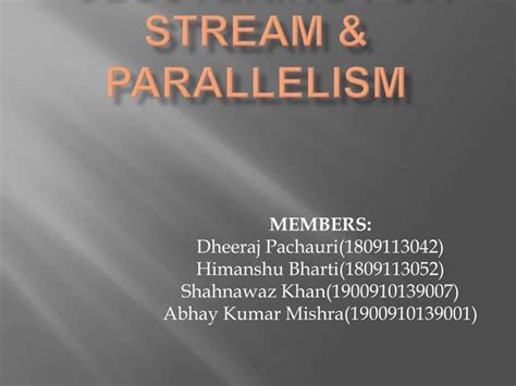 Clustering For Stream And Parallelism Data Analytics Pptx