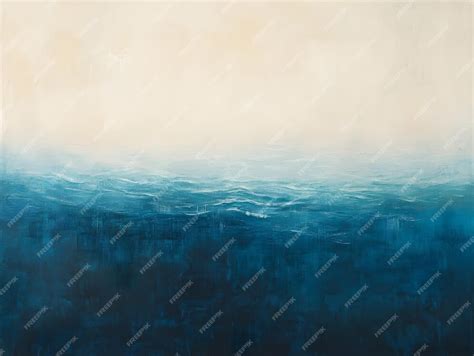 Serene Abstract Blue And White Gradient With Fluid Flowing Patterns And Gentle Brushstrokes