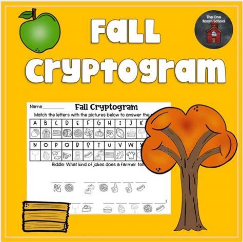 Fall Cryptogram By The One Room School Tpt