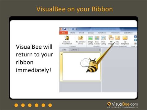 powerpoint customize ribbon shared using visualbee
