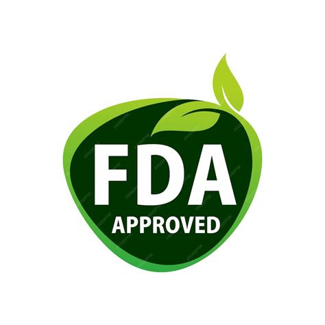 Premium Vector Fda Approved Food And Drug Administration Icon Symbol